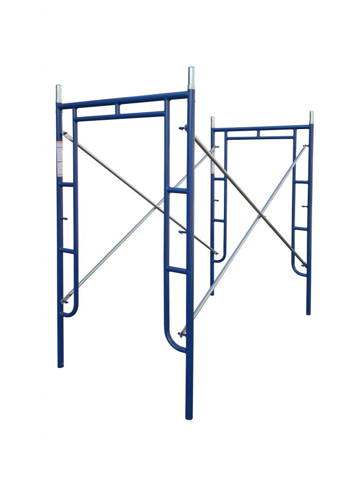 Scaffolding | S-Style 42" X 6'4" Walk-Through Set w/ 7' Cross Braces